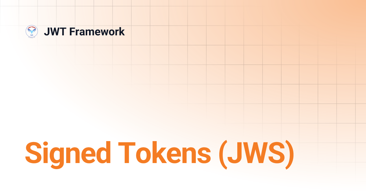 Signed Tokens (JWS) | v1.x | JWT Framework